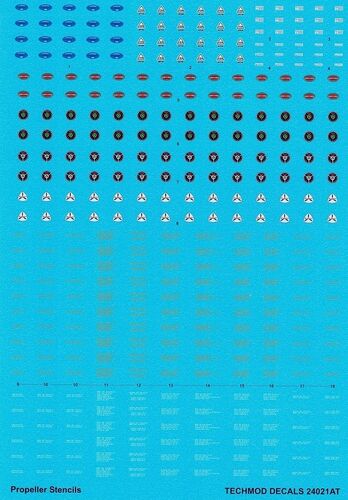 Techmod 24021 Propeller Logos and Stencils