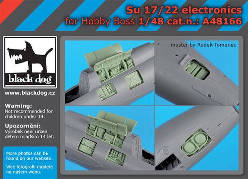 Black Dog A48166 Su-17 / Su-22 electronics for Hobby Boss
