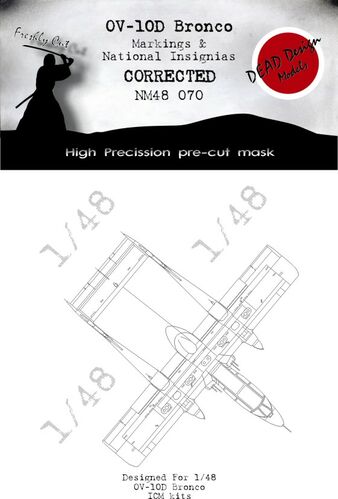 DEAD Design Models NM48070 OV-10D Bronco Nat. Insignias