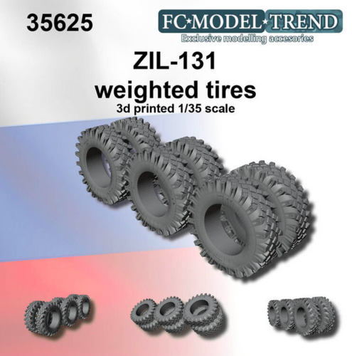 FC ModelTrend 35625 ZIL-131 weighted tires