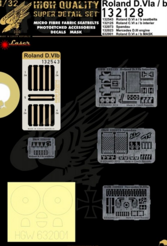 HGW Models 132128 Roland D.VIa/b - Super Detail Set