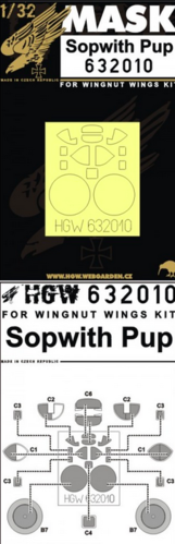 HGW Models 632010 Sopwith Pup