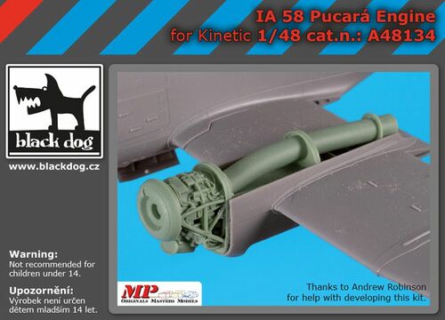 Black Dog A48134 IA 58 Pucará engine for Kinetic