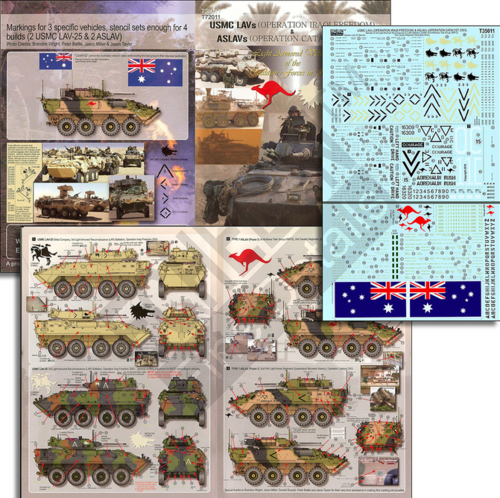 Echelon Fine Details T35011 USMC LAVs and ASLAVs