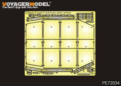 VoyagerModel.Co.Ltd PE72034 WWII German StuG III Ausf G Schurzen Early Version (For DRAGON 7283)