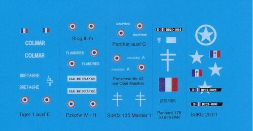 Black Lion Decals 72026 French FFI Groupe Besnier 1944-1945