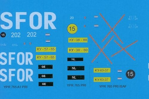 Black Lion Decals 35024 Modern Dutch Army - YPR-765 (Turret Version)