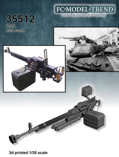 FC ModelTrend 35512 Soviet heavy machine gun Dshk
