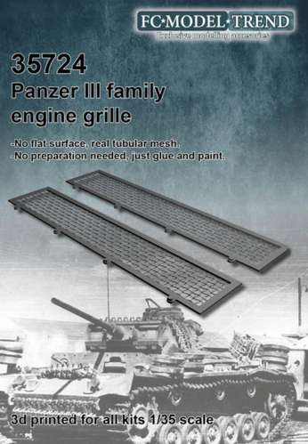FC ModelTrend 35724 Panzer III grilles