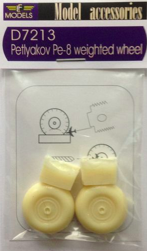 LF Models D7213 Petlyakov Pe-8 weighted wheels