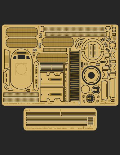 Green Strawberry 02316 U.S.S. Enterprise NCC 1701 TOS