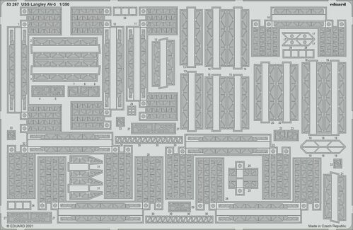 DISCONTINUED Eduard 53267 USS Langley AV-3 Trumpeter