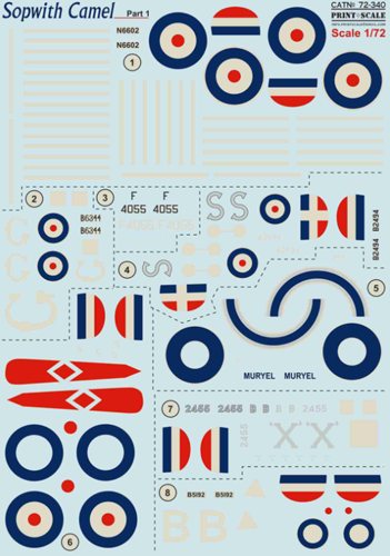 Print Scale 72-340 Sopwith Camel