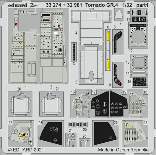 DISCONTINUED Eduard 33274 Tornado GR.4 ITALERI