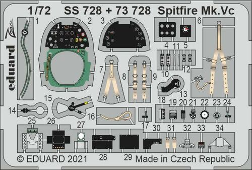 Eduard SS728 Spitfire Mk.Vc AIRFIX