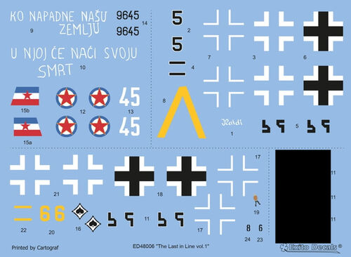 Exito D48006 The Last in Line - Messerschmitt Bf 109 G-10 WNF