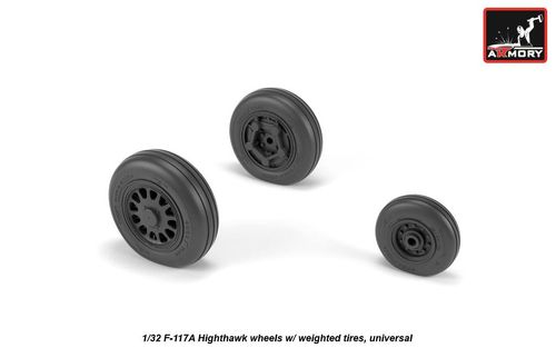 Armory Models Group AW32305 F-117A wheels w/ weighted tires