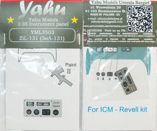 Yahu Models L3503 ZiL 131 (ICM/Revell)