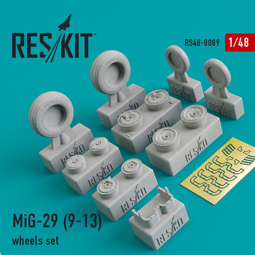 RES/KIT 48-0089 Mikoyan MiG-29 (9-13) wheels set