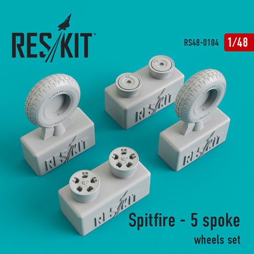 DISCONTINUED RES/KIT 48-0104 Spitfire - 5 spoke wheels set