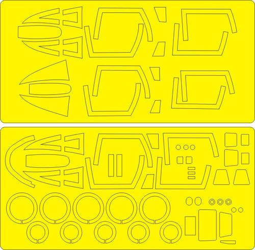 New Ware AM0346 F-4B/C/D/E/EJ/F/G/J/N/S, RF-4C/4E Phantom II ADVANCED kabuki masks for Hasegawa