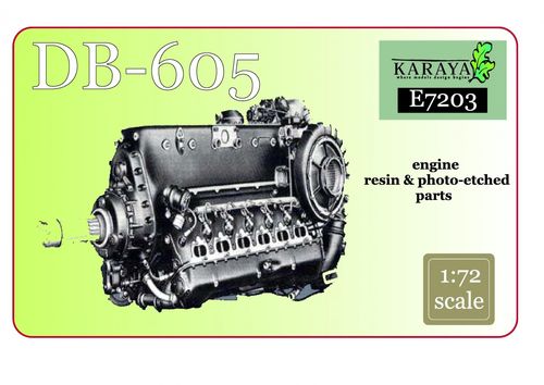 KARAYA E7203 DB-605 engine – resin + PE