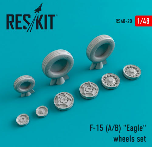 RES/KIT 48-0020 McDonnell Douglas F-15 (A/B) "Eagle" wheels set
