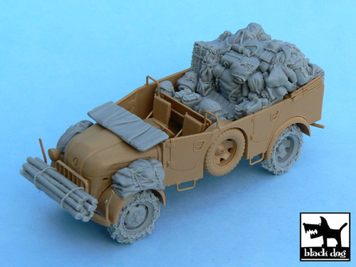 Black Dog T48053 Steyr Type 1500A/01 accessories set for Tamiya 32549, 25 resin parts