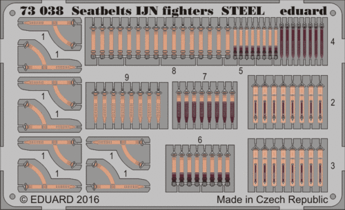 Eduard 73038 Seatbelts IJN fighters STEEL