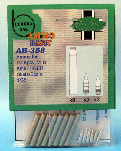 Eureka XXL AB-358 Ammo for : Pz.Kpfw. VI B, KINGTIGER