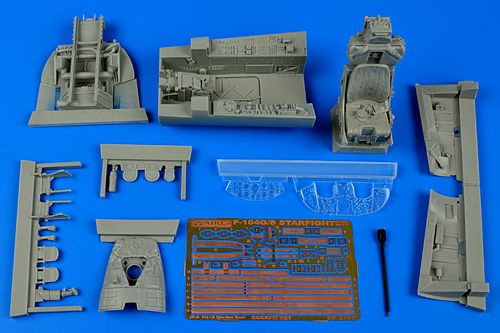 Aires 2197 F-104G/S Starfighter cockpit set (M. B. GQ-7A ejection seat) Italeri