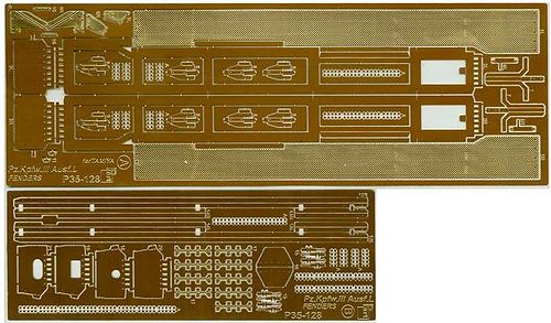 Part P35-128 Pz.Kpfw.III Ausf.L fenders Tamiya