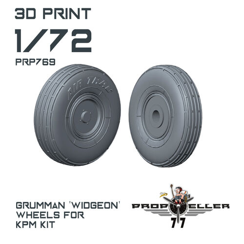 77propeller 769 Grumman Widgeon wheels for KPM kit