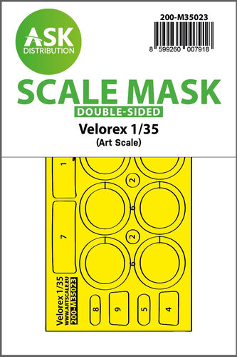 Art Scale Kit M35023 Velorex Double-Sided Express Fit Mask For Art Scale Kit