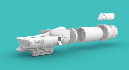 rise144models 081 F-16 Intake Early, Sniper Pod, With Greek Tail, Exhaust PW100 (For Revell)