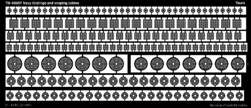 TAURO MODEL 400-07 Plates, Pitches For Guns/Machine Guns And Cable Reels
