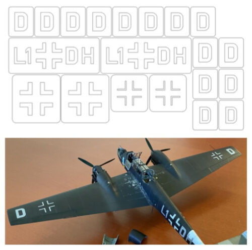 Omask 34010 Bf 110 C Mask (For Eduard 8201, Marking E)