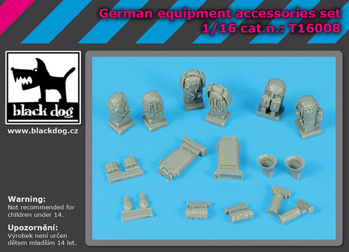 Black Dog T16008 German Equipment Accessories Set