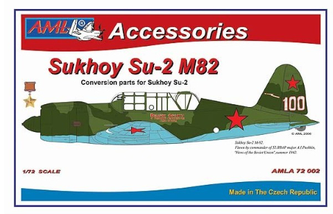 AML A72002 Sukhoi Su-2 M82 - Conversion Set (for ICM kits)