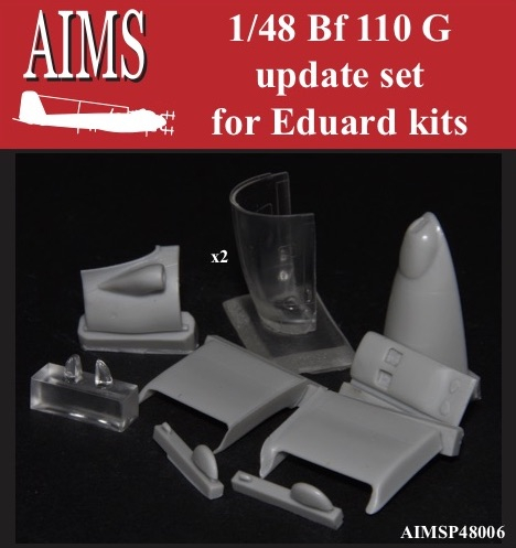 Aims 48P006 Messerschmitt Bf-110 G - Update Set for Eduard kits