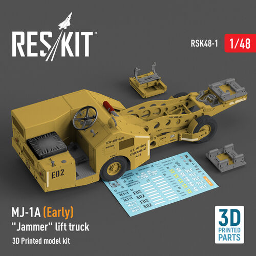 RES/KIT K48-0001 MJ-1A (Early) 'Jammer' Lift Truck (3D Printed Model Kit)