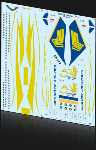 Flying Colors 44010 Airbus A340 - Singapore Airlines 50th Anniversary scheme (9V-SJE)