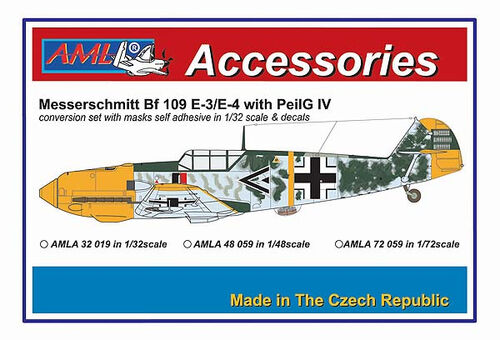 AML A32019 Messerschmitt Bf-109 E-3 / E-4 with PeilG IV (for: Eduard, Hasegawa and Revell kits)