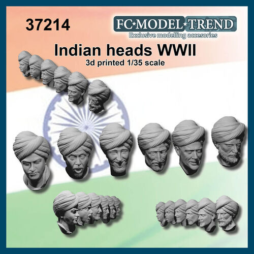 FC ModelTrend 37214 Indian Heads WWII