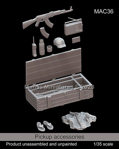 Mantis Miniatures MAC36 Pickup Accessories