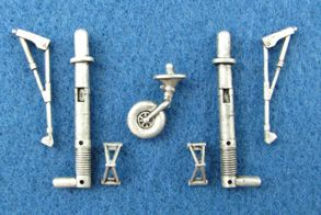 Scale Aircraft Conversions 48076 Henschel Hs-129 - Landing Gear (designed to be used with Hasegawa and Revell kits)