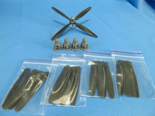 Metallic Details MDR48113 Consolidated B-24/Boeing B-29 Hamilton Standard Propellers (for Monogram and Revell kits)