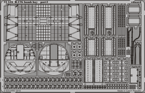Eduard 72516 B-17G bomb bay REVELL