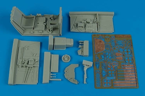 Aires 2141 Bf 109F-2/F-4 cockpit set Hasegawa