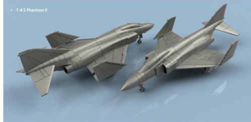 L'Arsenal 2.0 3D350165 F-4 S Phantom II wings folded (5 planes)